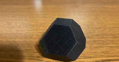 Truncated Tetrahedron And Truncated Octahedron By William Bauman