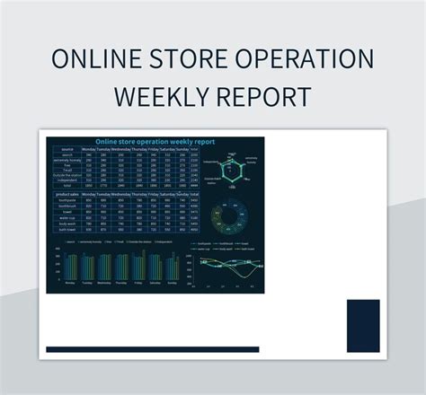 Free Weekly Reports Templates For Google Sheets And Microsoft Excel Slidesdocs