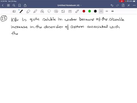 Solved The Solubility Of Kbr In Water Is T C 80 100 G Kbr G Hzo 0 54 0 64 0 76 0 86 0 95 1 04