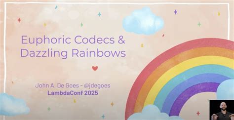 Whats One Talk That Felt Like A Keynote John De Goes Talk On