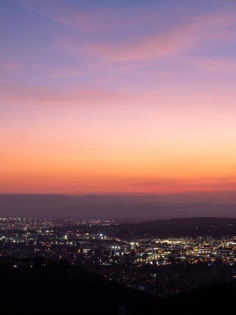 Premium Photo Ariel View Of Vibrant Sunset Sky