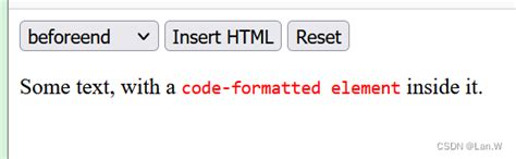 Htmlelement元素的 Insertadjacenthtml 方法接口insertadjacenthtml Mdn Csdn博客