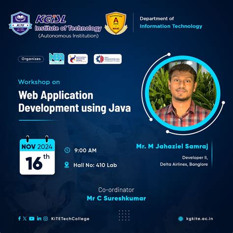 Kgisl Institute Of Technology On Linkedin Kitetechcollege Coimbatore Java Webdevelopment