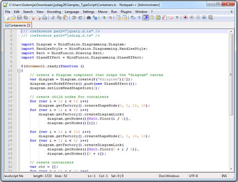 The Javascript Diagram Library Now Supports Typescript Mindfusion