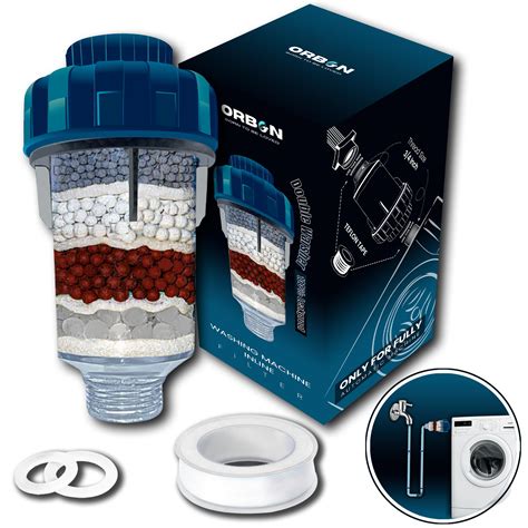Orbon Inline Water Filter Washing Machine Hose Filter And Softener