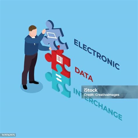 Edi 전자 데이터 교환 아이소메트릭 3d 검색에 대한 스톡 벡터 아트 및 기타 이미지 검색 고가 도로 도로 교차로 기술자 Istock