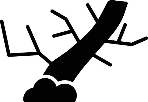 Dead Tree Glyph Icon 9428234 Vector Art At Vecteezy