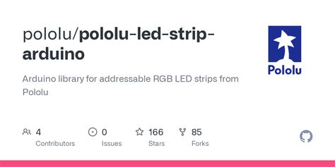 Github Pololupololu Led Strip Arduino Arduino Library For