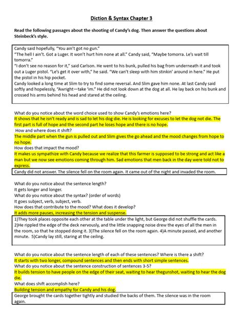 Chapter 3 Diction And Syntax Gavin Hagerty Pdf