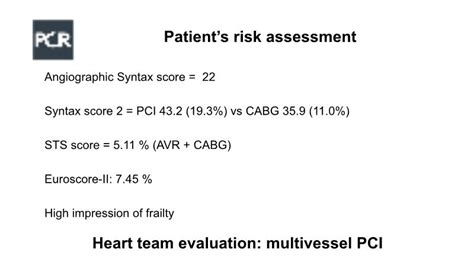 Complex Pci In High Bleeding Risk Patients Adjust Your Strategy