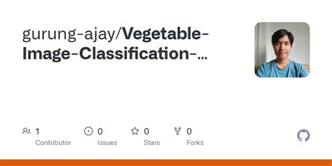 GitHub Gurung Ajay Vegetable Image Classification With CNN