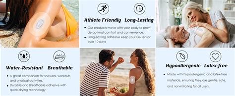 40pcs Dexcom G6 Adhesive Patches 10 14 Days Long Stay Fixation Monitor Protection