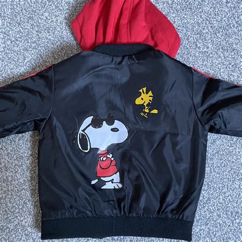 Snoopy Peanuts Bomber Jacket At David Cadell Blog