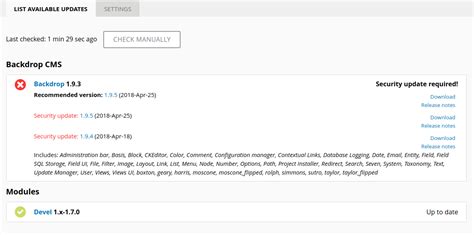 Dx Add Core Updates Via Backdrop Ui · Issue 3105 · Backdropbackdrop Issues · Github