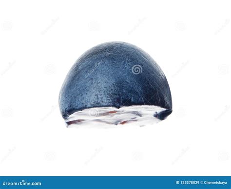 Slice Of Tasty Blueberry Stock Image Image Of Bilberry 125378029
