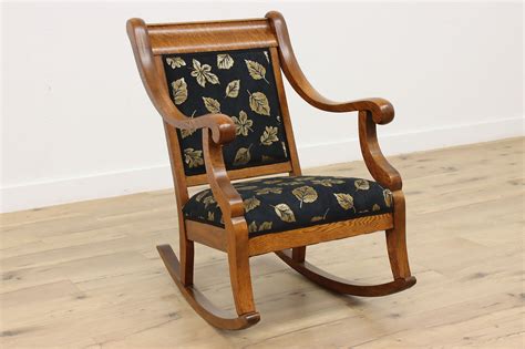 Antique Wooden Rocking Chair Mid Century Rustic Rocking Chair In Wood
