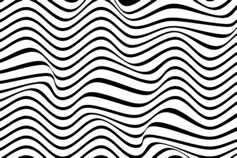 Premium Vector Abstract Curved Wavy Lines Pattern Vector Illustration