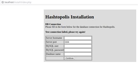 cannot connect to database on arch linux · issue 475 · hashtopolis