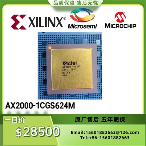Ax2000 1cgs624m Fpga Field Programmable Gate Array Axcelerator Fpga