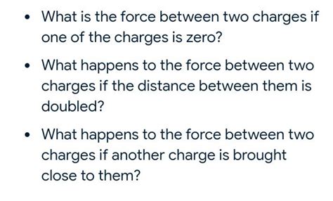 What Is The Force Between Two Charges If One Of The Charges Is Zero What