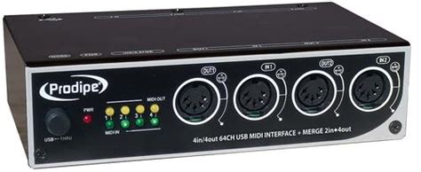 Interfaces Midi Interface MIDI USB In Out Prodipe