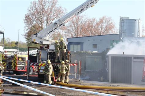 Corby Industrial Units Fire In Pictures