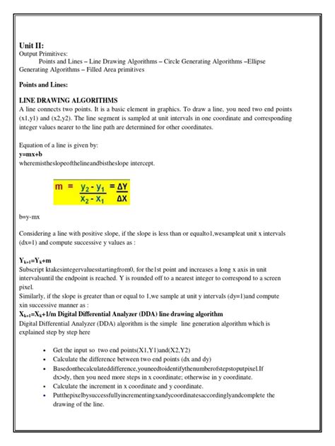 unit ii cg pdf computer science applied mathematics
