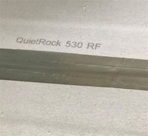 58 In X 4 Ft Pabco Quietrock 530rf Sound Damping Gypsum Panel