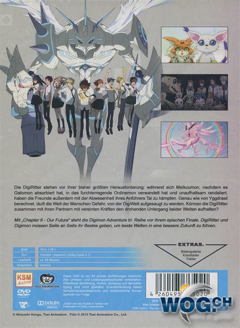 Digimon Adventure Tri Chapter 6 Our Future Anime DVD World Of Games