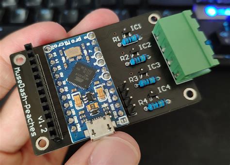 GitHub ciisaichan MuseDash Peaches 使用Arduino Micro和电容检测原理作为MuseDash的实体键盘