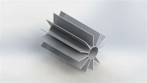 Computer Aided Design Of Rectangular Fin Array Download Scientific Diagram
