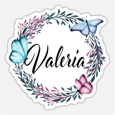 Valeria Stickers Unique Designs Spreadshirt