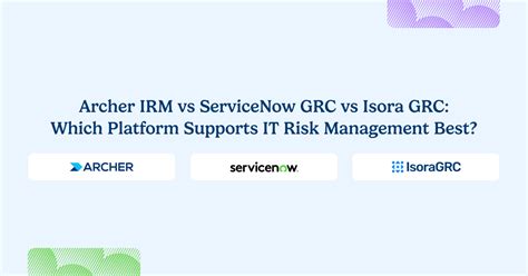 Archer IRM vs ServiceNow GRC vs Isora GRC: Which Platform Supports IT Risk Management Best?