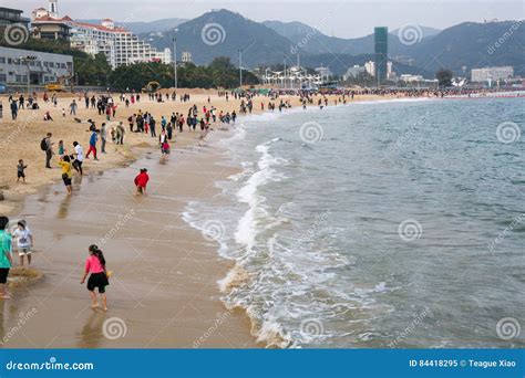 Dameisha Beach Editorial Image Image Of Crowd Sunbathing 84418295