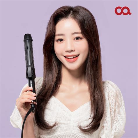 오아 봉고데기 웨이브 펌 헤어 뿌리 볼륨 빗 고데기 Amore Mall