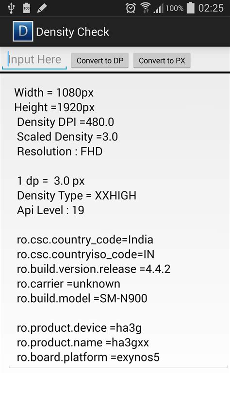 Density Check Apk للاندرويد تنزيل