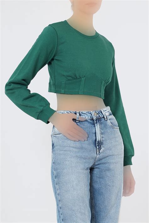 تیشرت آستین بلند ساده زنانه فروشگاه اینترنتی بادی اسپینر