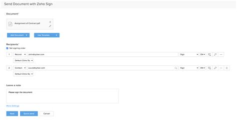 Digitally Sign Your Sales Documents With The Zoho Sign Extension For Zoho Crm Zoho Blog