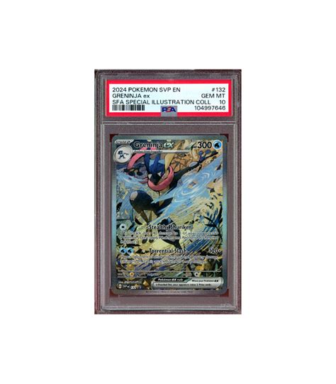 Pokemon Greninja Ex Special Illustration Collection 132 Psa 10 Voor