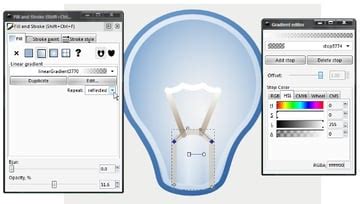 how to create a vector light bulb icon with inkscape envato tuts