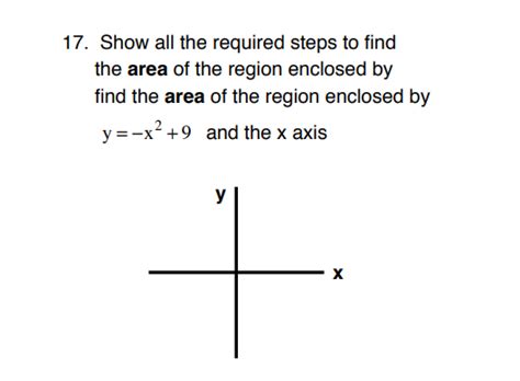Solved Show All The Required Steps To Find The Area Of Chegg Com