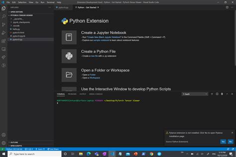 Python Start Page Is Broken In WIP NoDS Issue Microsoft Vscode Jupyter GitHub