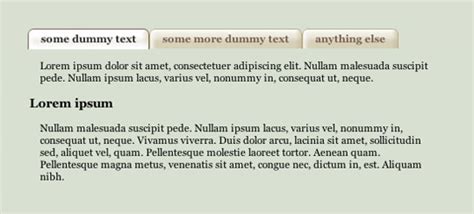11 jquery solutions for tabbed browsing