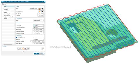Face Milling Zig Zag