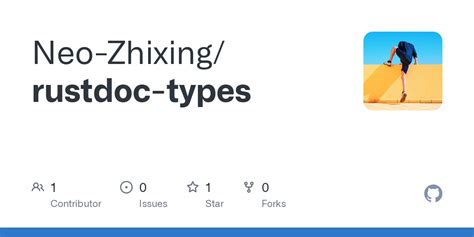 GitHub Neo Zhixing Rustdoc Types