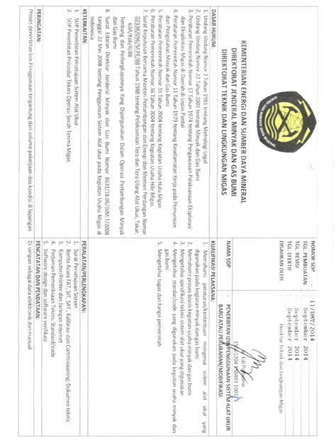 G Sop Penerbitan Ip Sistem Alat Ukur Baru Atau Per Pdf