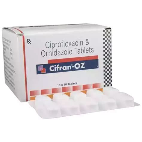 Cifran Oz Uses Price Dosage Side Effects Substitute Buy Online