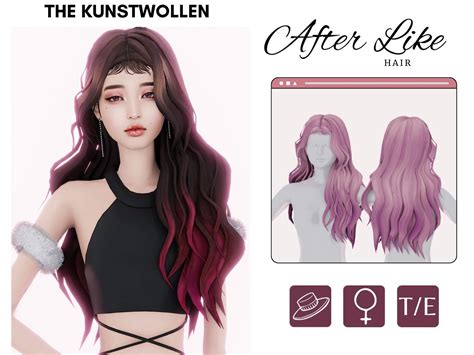 The Kunstwollen Sims Hair Asian Hair Sims 4 Sims 4 Hair Male