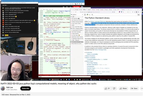 Xah Talk Show 2022 03 03 Java Python Lisps Computational Models