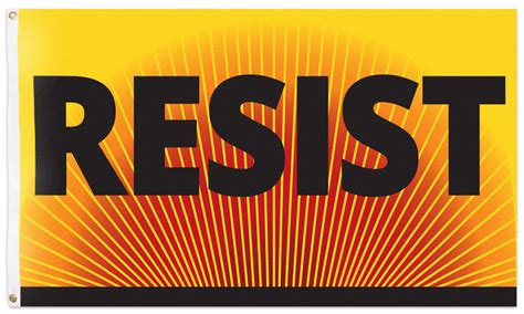 Unveils Exclusive Resist Protest And Demonstration Flag